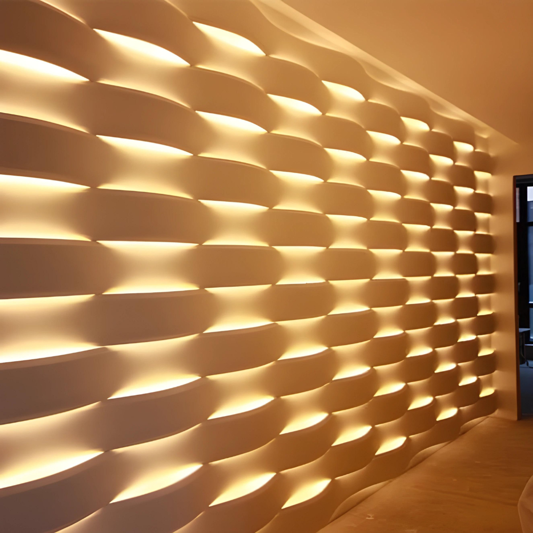 LED 3D wall panel - Nova Bloom 0085 – EFFET MARBELLA